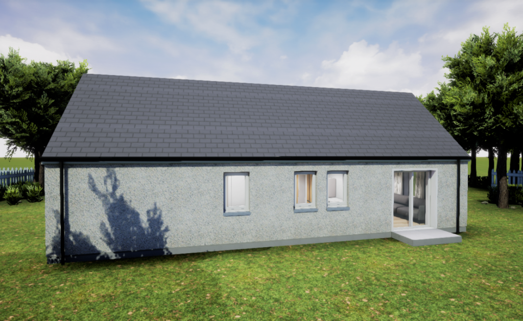 Bluebell 1 Bed | 60.7m2 Timber Frame Kit - Norscot